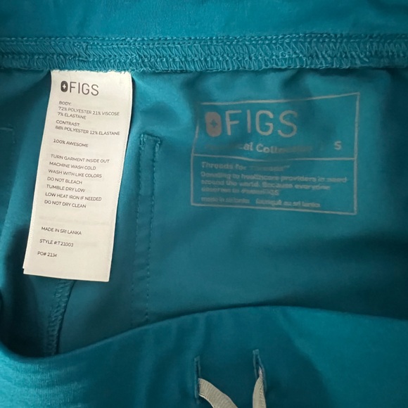 Figs | Pants & Jumpsuits | Figs Pacific Blue Livingston Small Regular ...